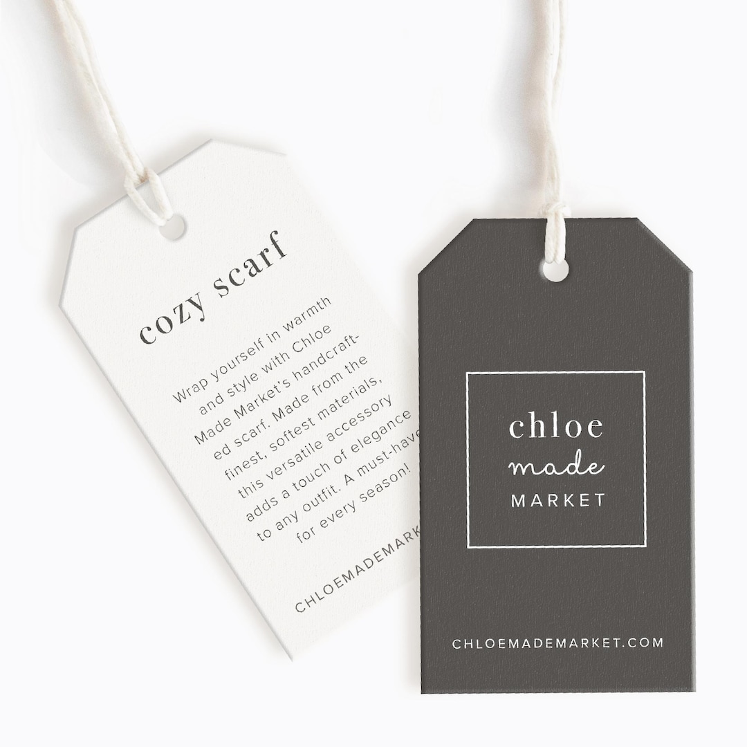 Custom Clothing Tags: Handmade Item Labels, Size Tags - Etsy