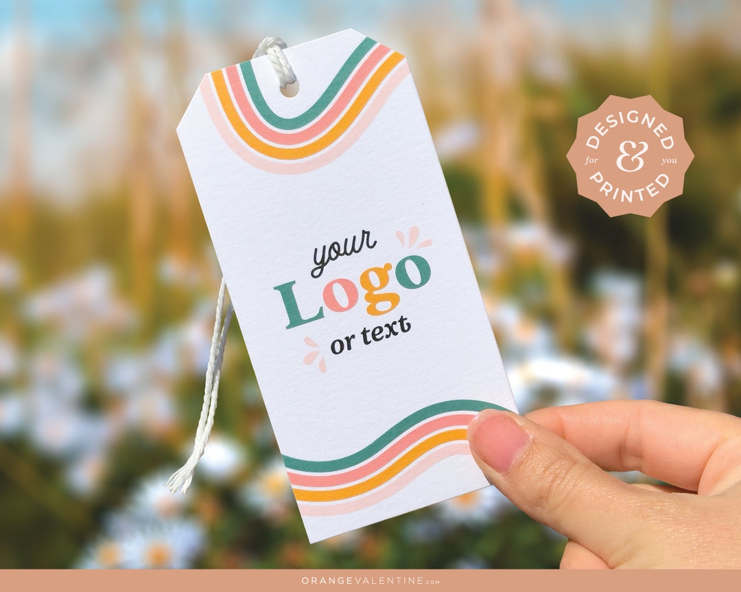 Thankyou Tags Branding Label Customer Market Tag Printed & - Etsy
