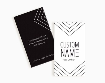 Premium Business Cards Custom Calling Card Template | Etsy