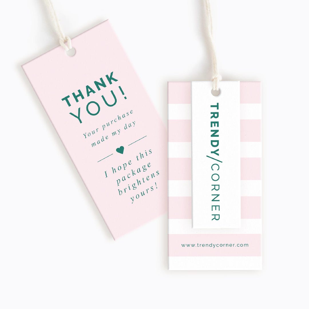 Custom Clothing Hang Tags: Personalized Swing Tags - Etsy