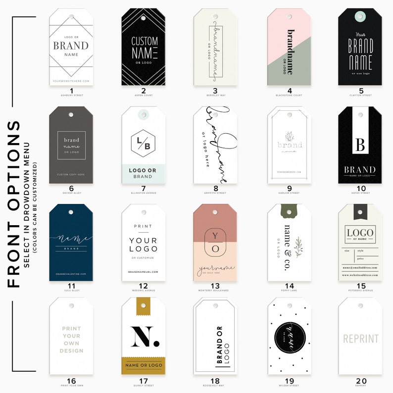 Clothing Tags, Handmade Tag, Product Tags, Logo Hang Tags, Custom Tag ...