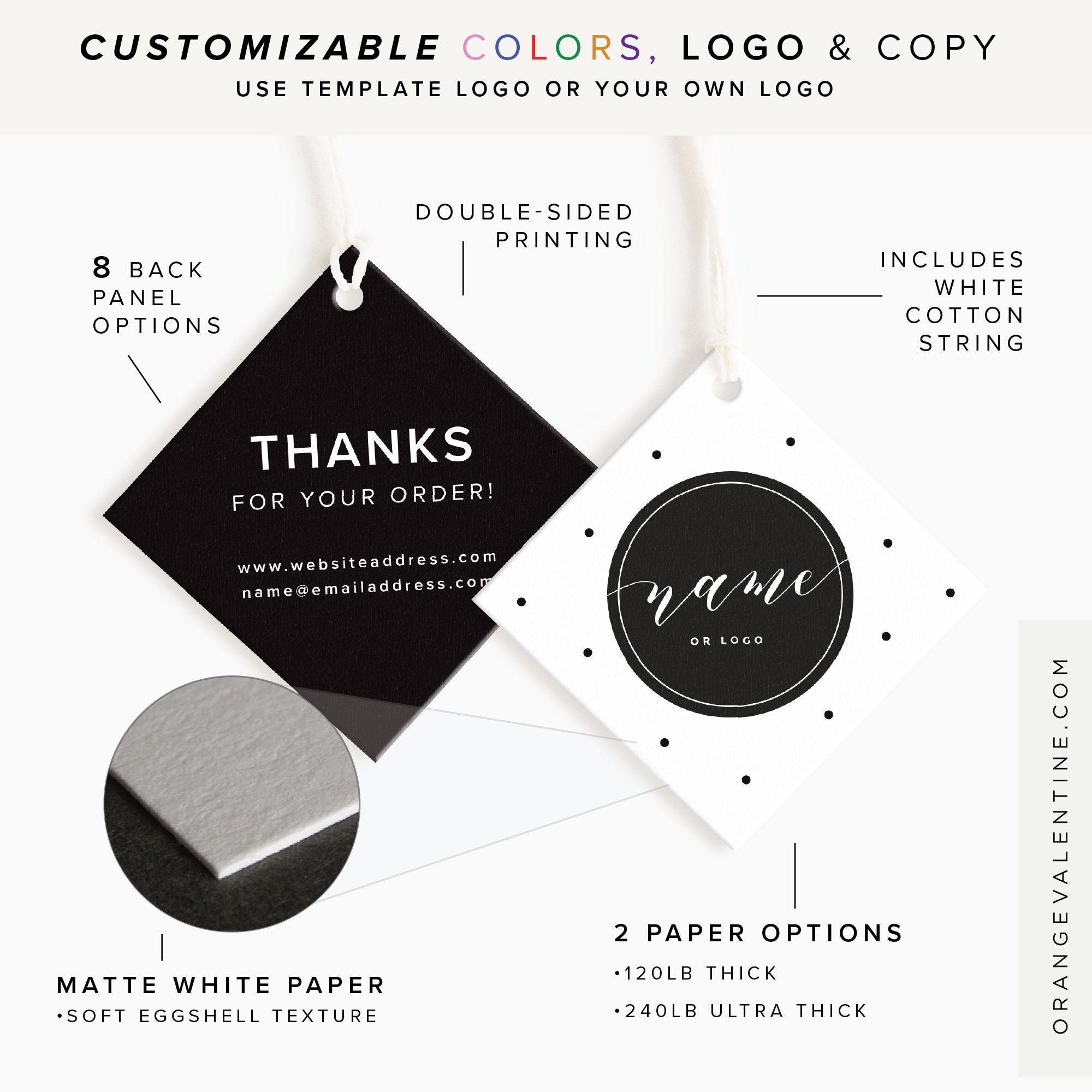 Custom brand tag Branding Label Custom Brand Label Product | Etsy