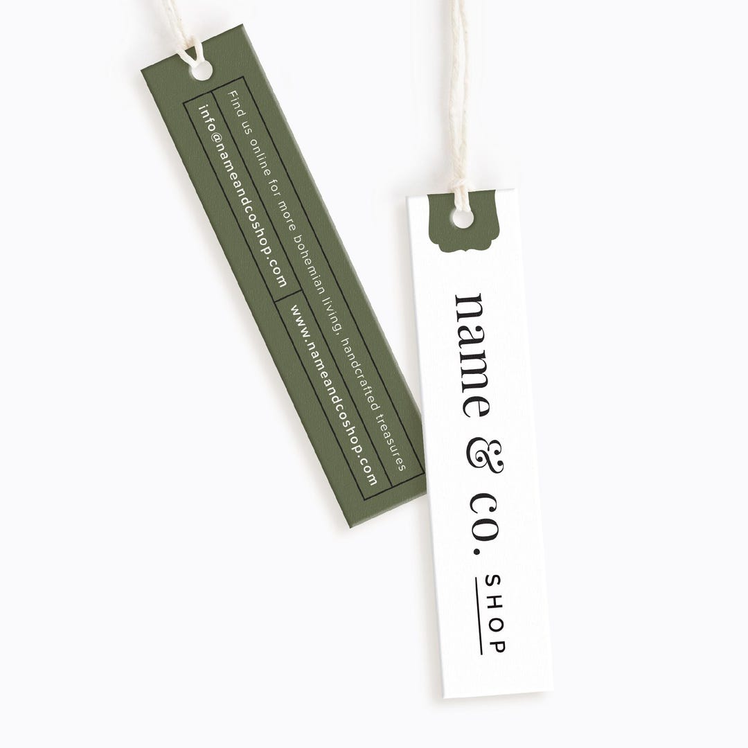 Custom Hang Tags With String: Personalized Clothing Labels - Etsy
