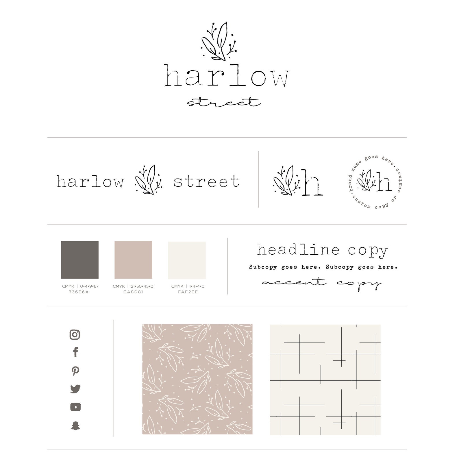 Premium Bespoke Logo Design Package | Etsy