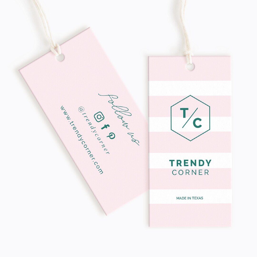 Custom Swing Tags: Logo Tags for Handmade Items - Etsy