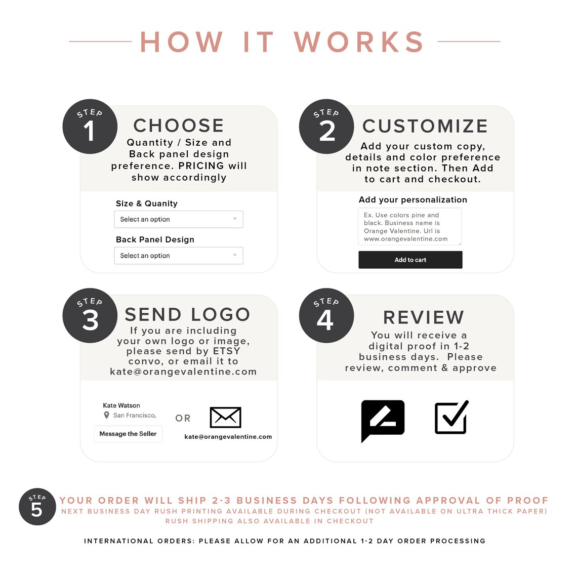 Custom Logo Labels Printed logo tag Thank You coupon | Etsy