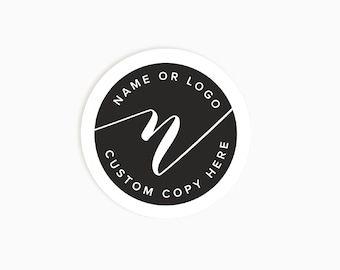 3 Inch Circle Stickers Waterproof Custom Labels With Your - Etsy