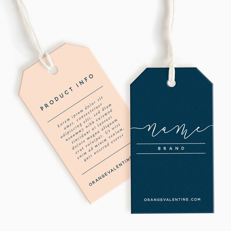 Custom Clothing Labels Clothing Tags Custom Hang Tags Etsy