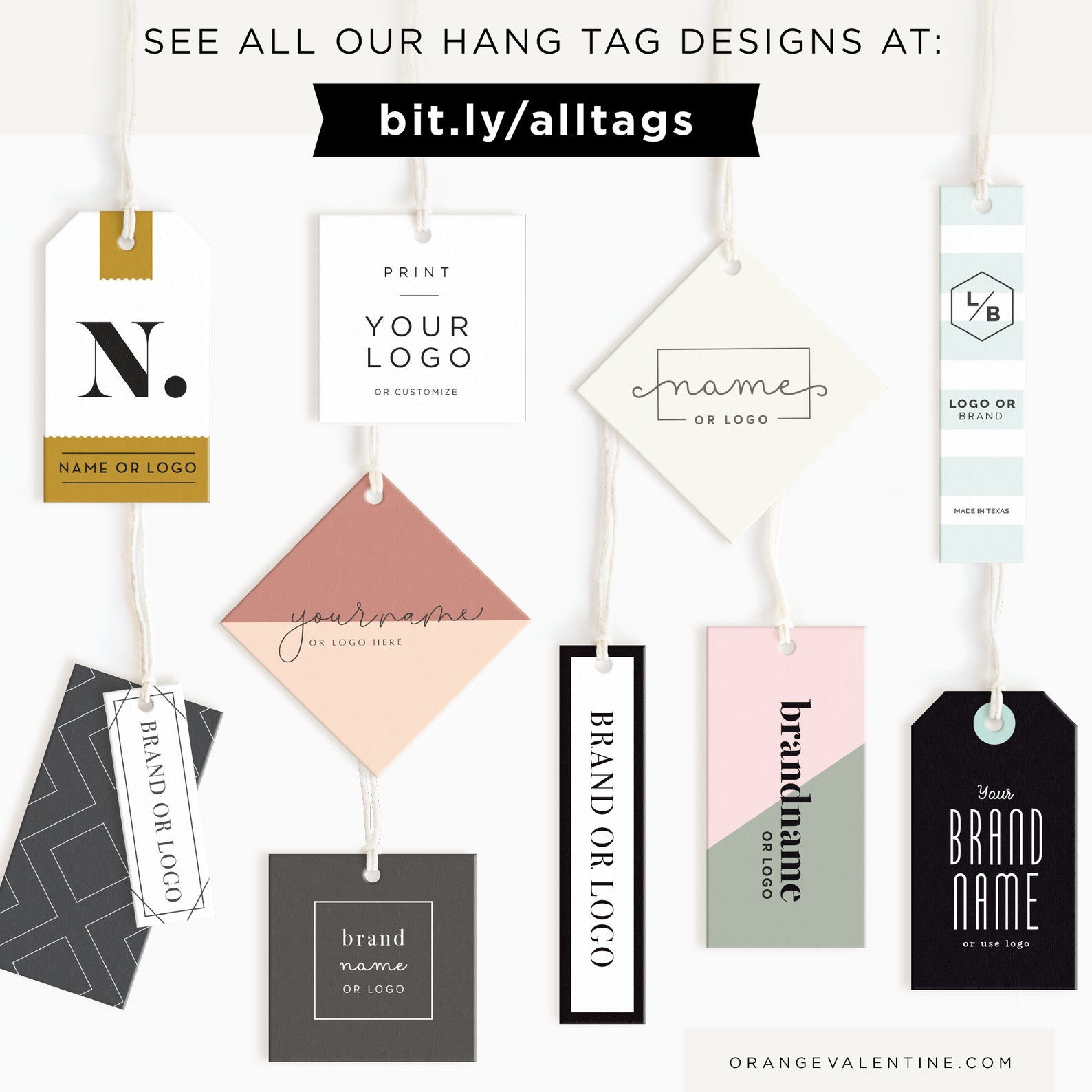 Price Tags With Logo Hang Tags Custom Product Labels Clothing Labels - Etsy