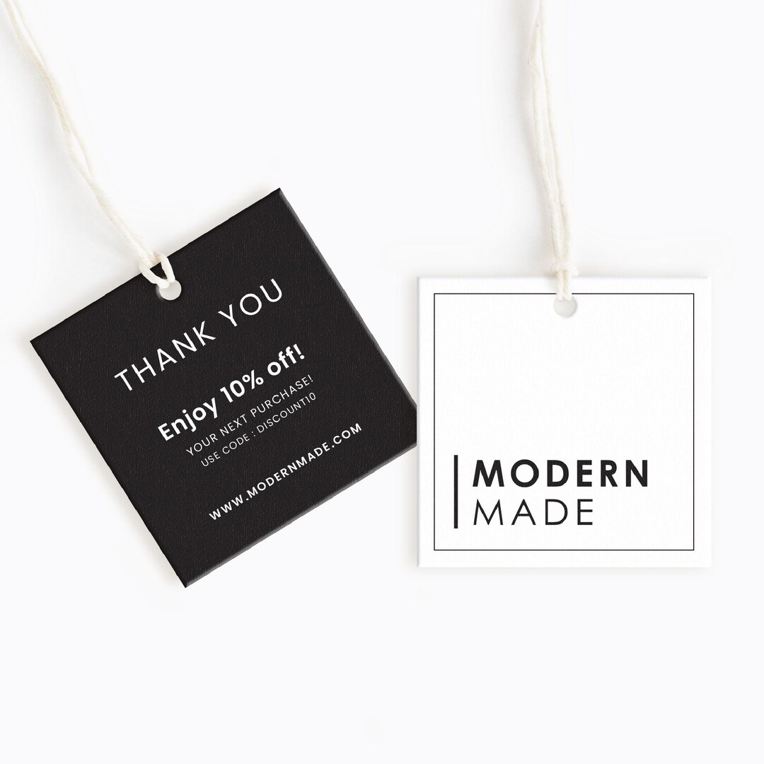 Custom Clothing Tags: Personalized Swing Tags, Sewing Labels - Etsy