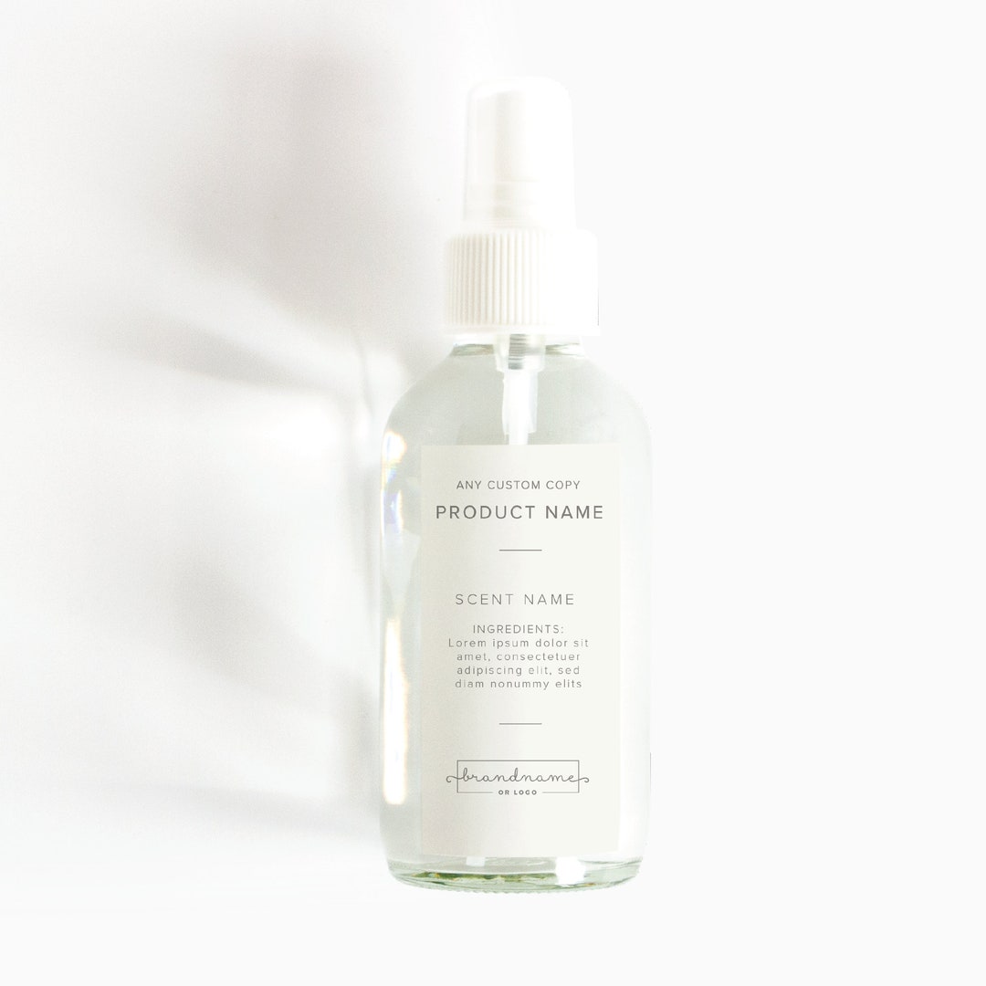 Product Labels Custom Stickers Logo Roller Bottle Labels - Etsy