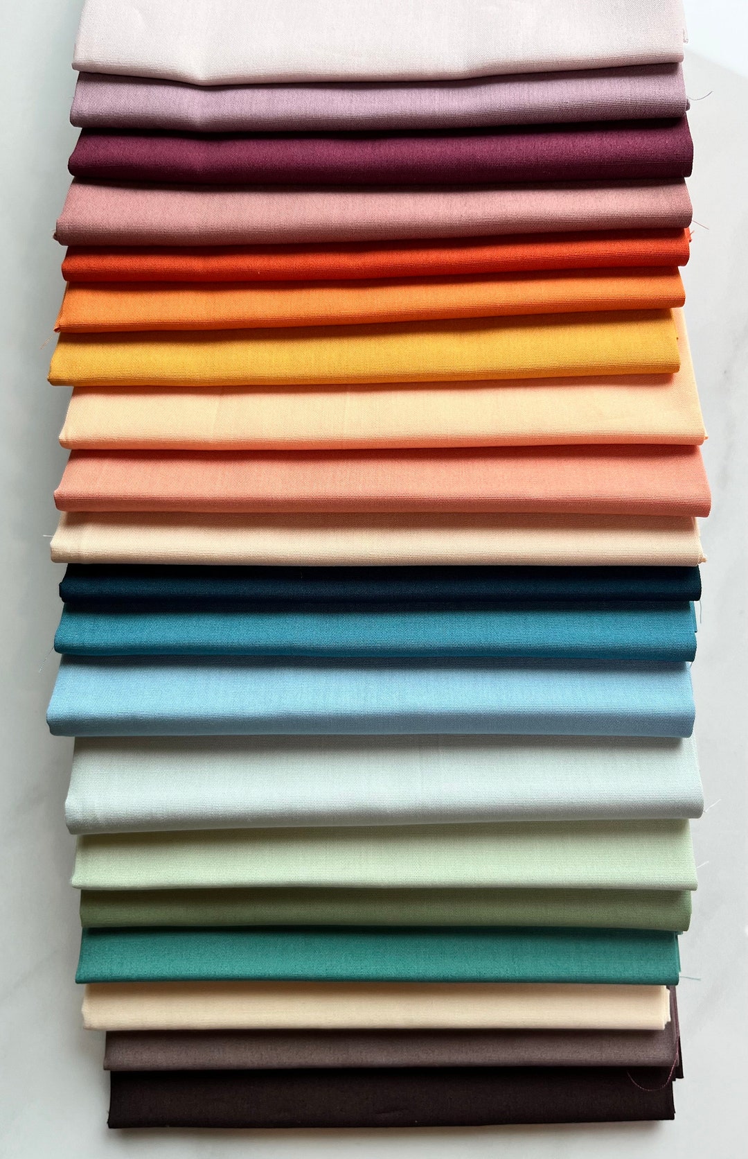 Suzy Quilts Signature Pure Solids Full Collection | Curated Fat Quarter Bundle by Art Gallery ...