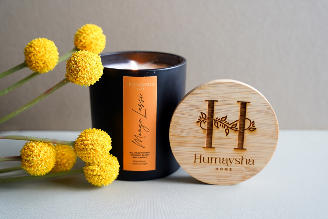 Mango Lassi Scented Candle, South Asian Mango Pakistani Scent, Ramadan ...