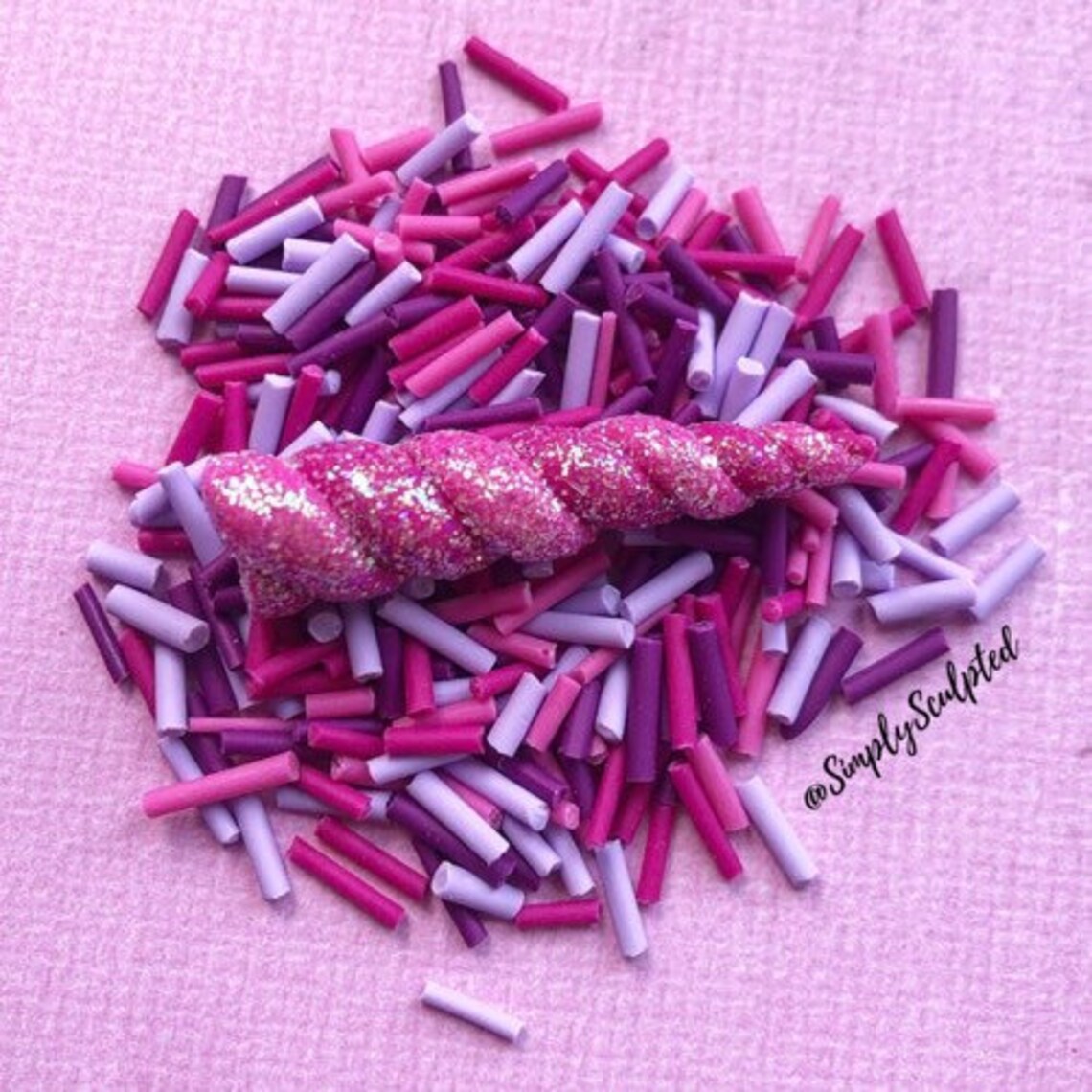 Slime Sprinkles Slime Charm Set Pink & Purple Fake Sprinkles and ...