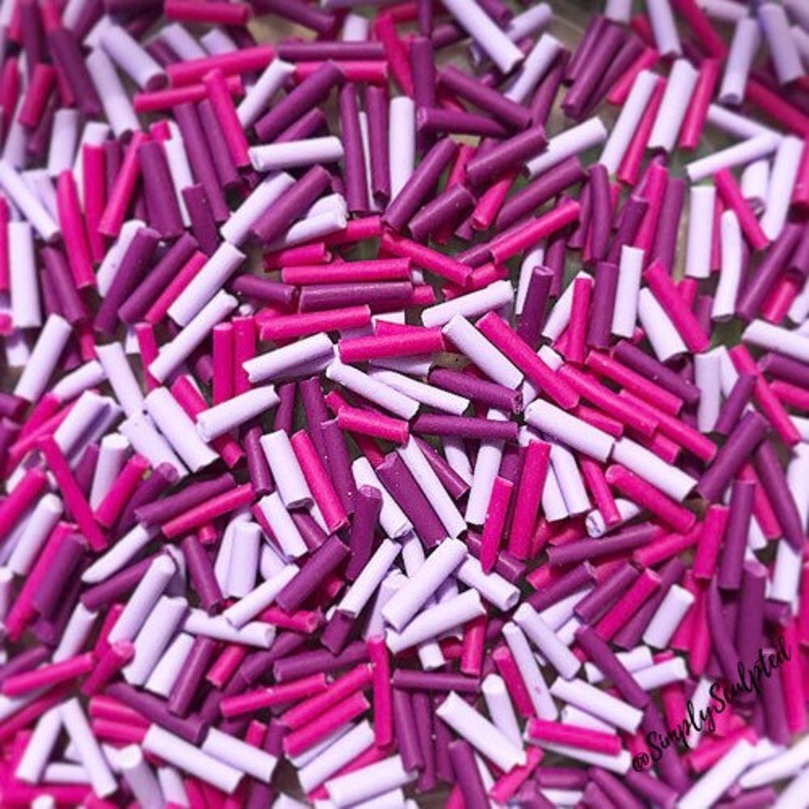 Slime Sprinkles Slime Charm Set Pink & Purple Fake Sprinkles and ...