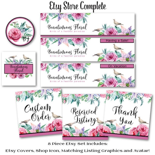 Etsy Storefront Template - Etsy