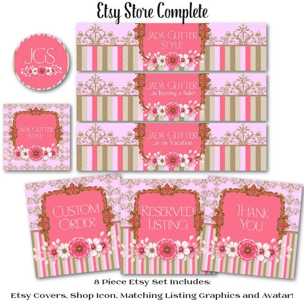 Etsy Storefront Template - Etsy