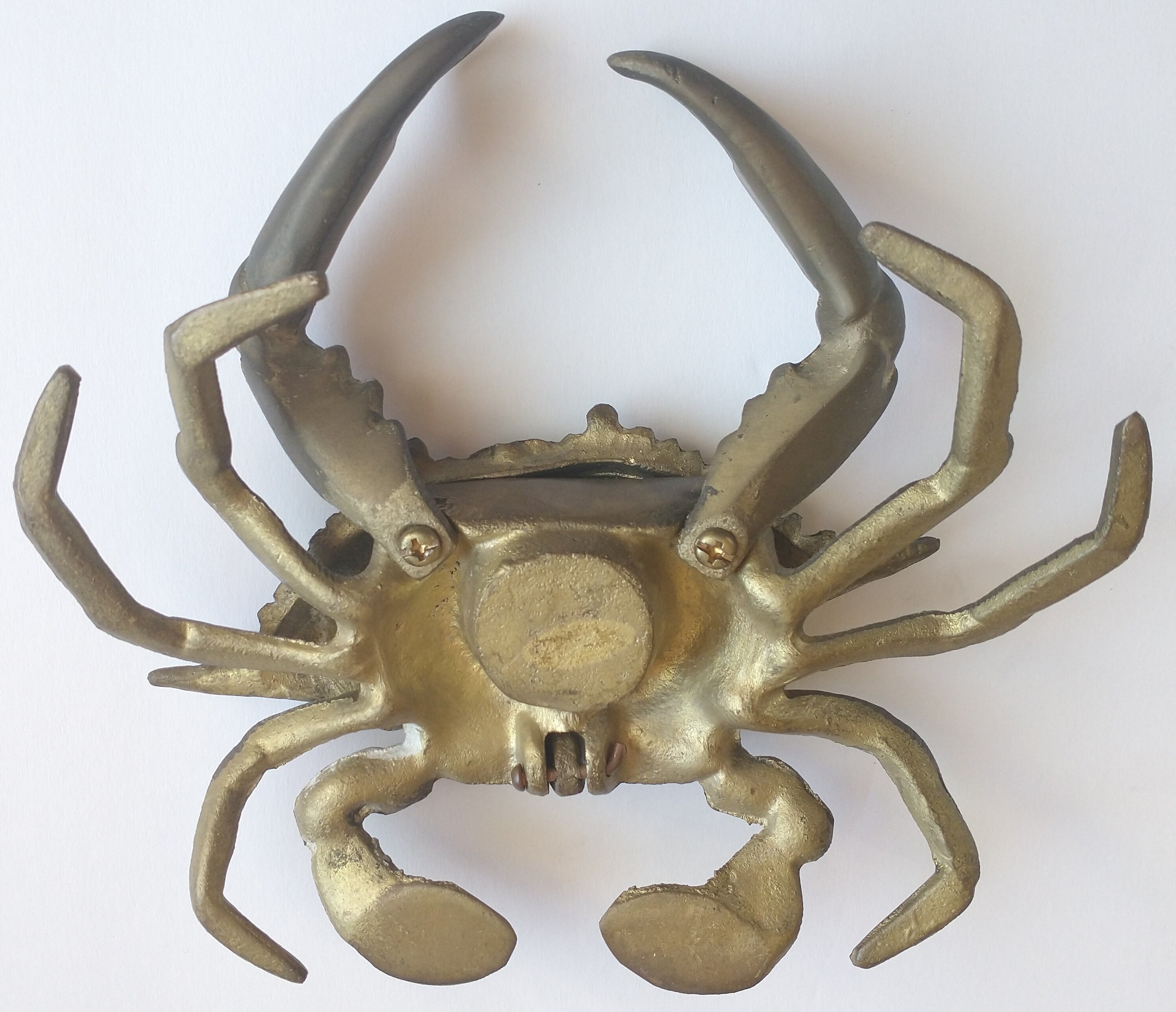 Vintage Brass Crab Trinket Box or Ashtray - Etsy