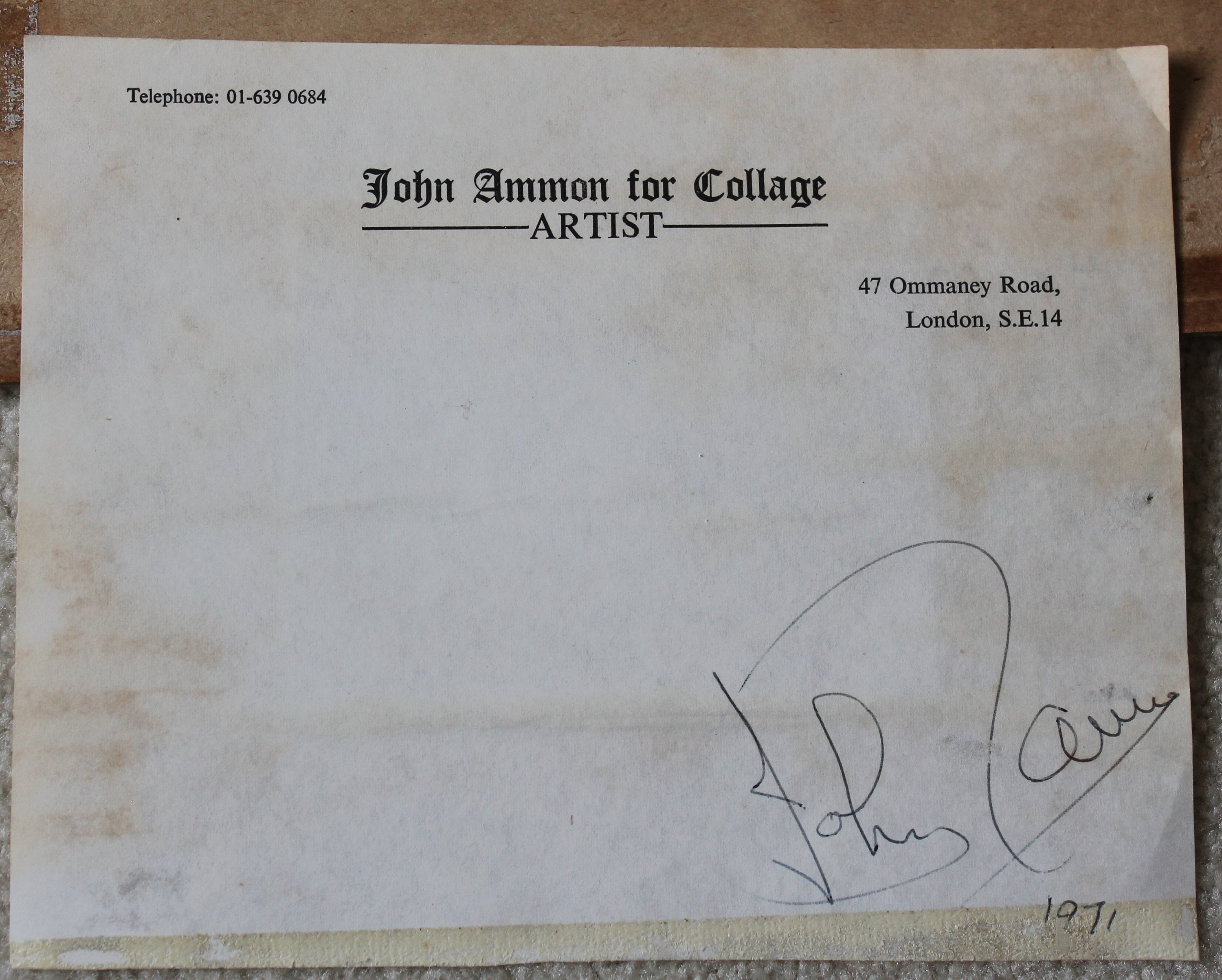 Vintage John Ammon - Horological Collage Art Made From Watch Parts ...