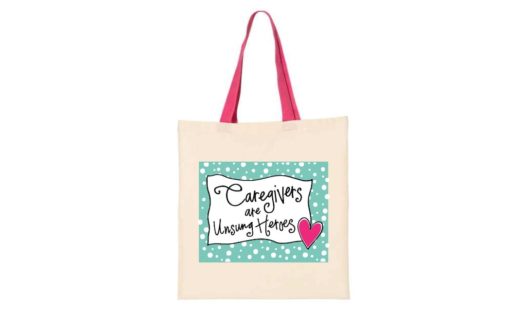 Caregiver Heroes: Tote Bag caregiver Gift, Direct Support, Nurse ...