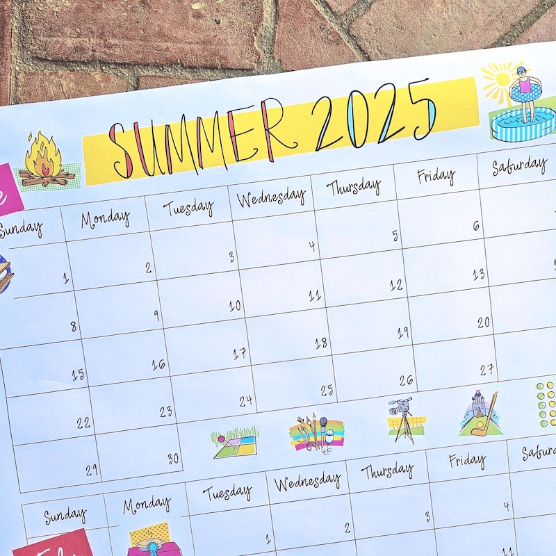 Summer of Fun Poster - Etsy