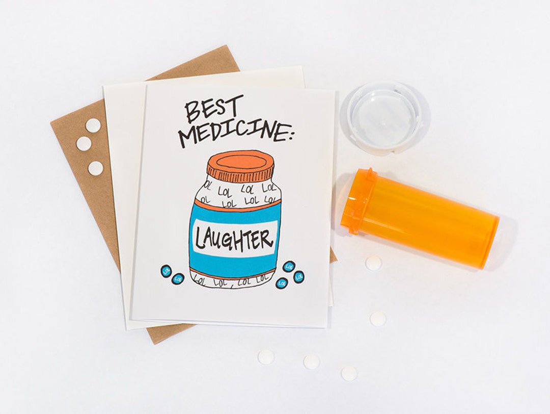 Humorous Medical Get Well Soon Greeting Card With Prescription Chart ...