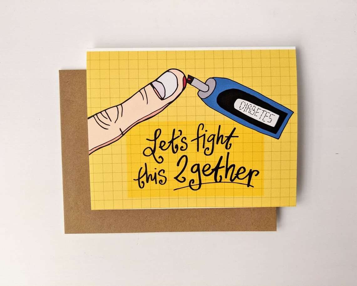 Type 2 Diabetes: Greeting Card (diabetes Gifts, Diabetic, Medical Gift ...