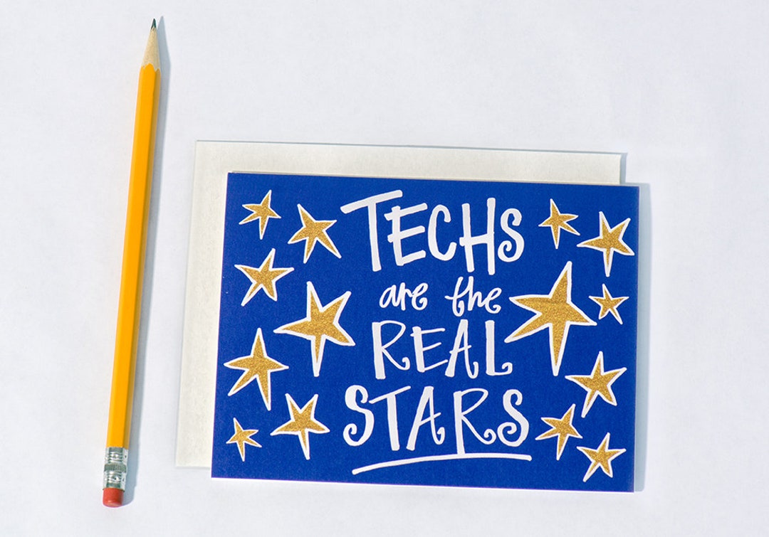 Greeting Card: Tech Stars - Etsy