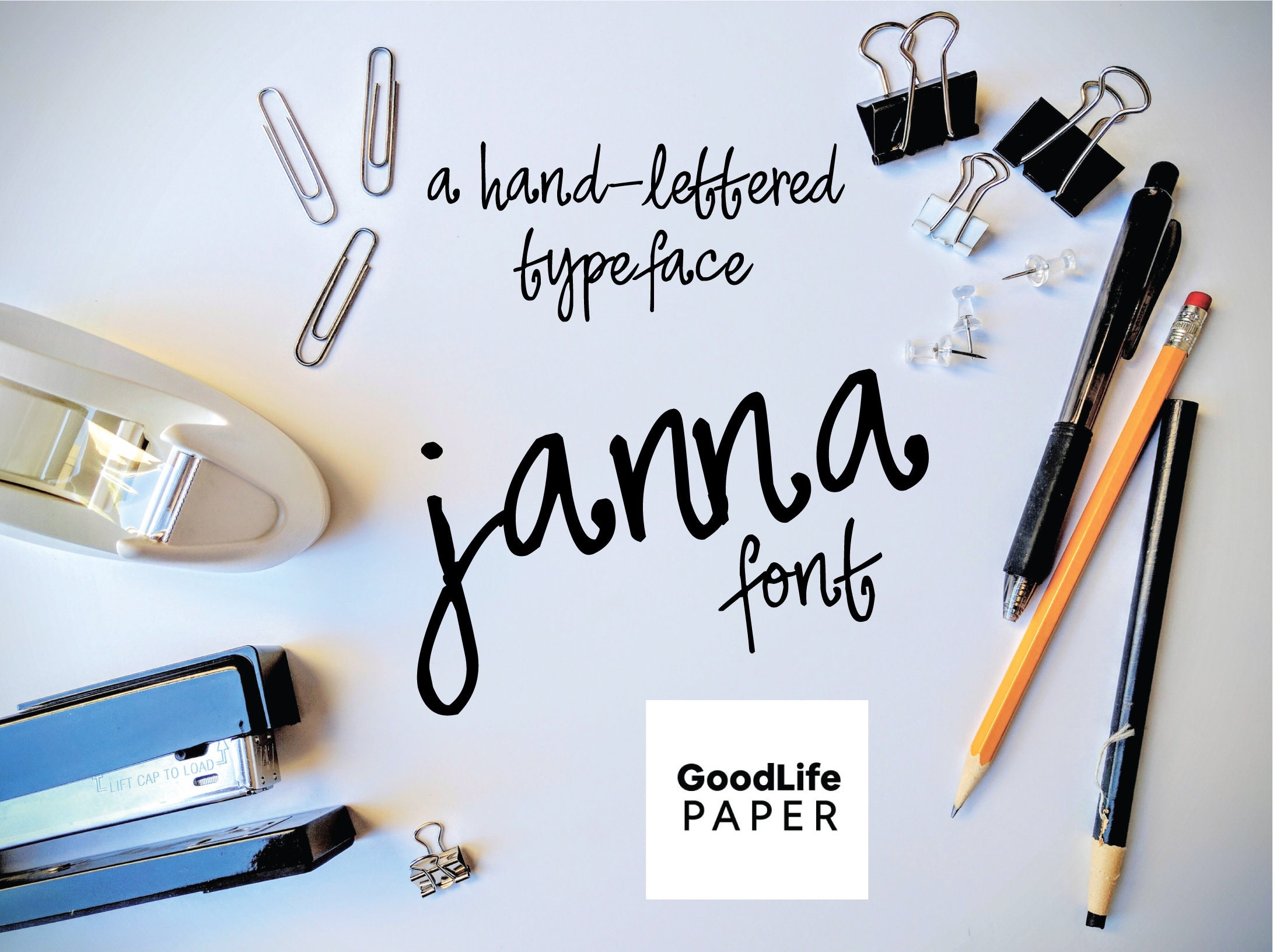 Janna Font: Handwritten Font (hand-lettered Font, Cute Handwritten ...