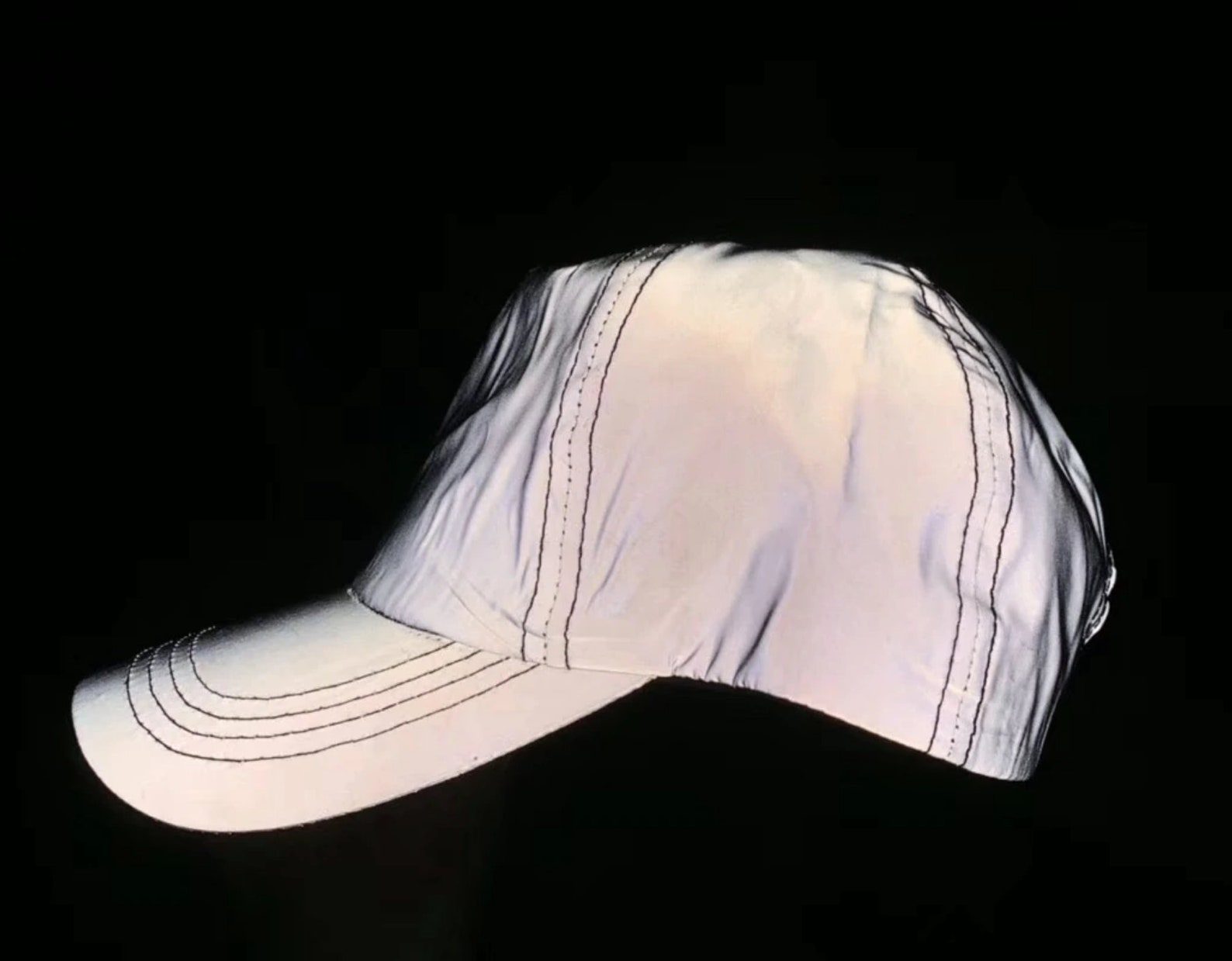 Reflective Hat Bucket Baseball Cap Outerwear Streetwear | Etsy