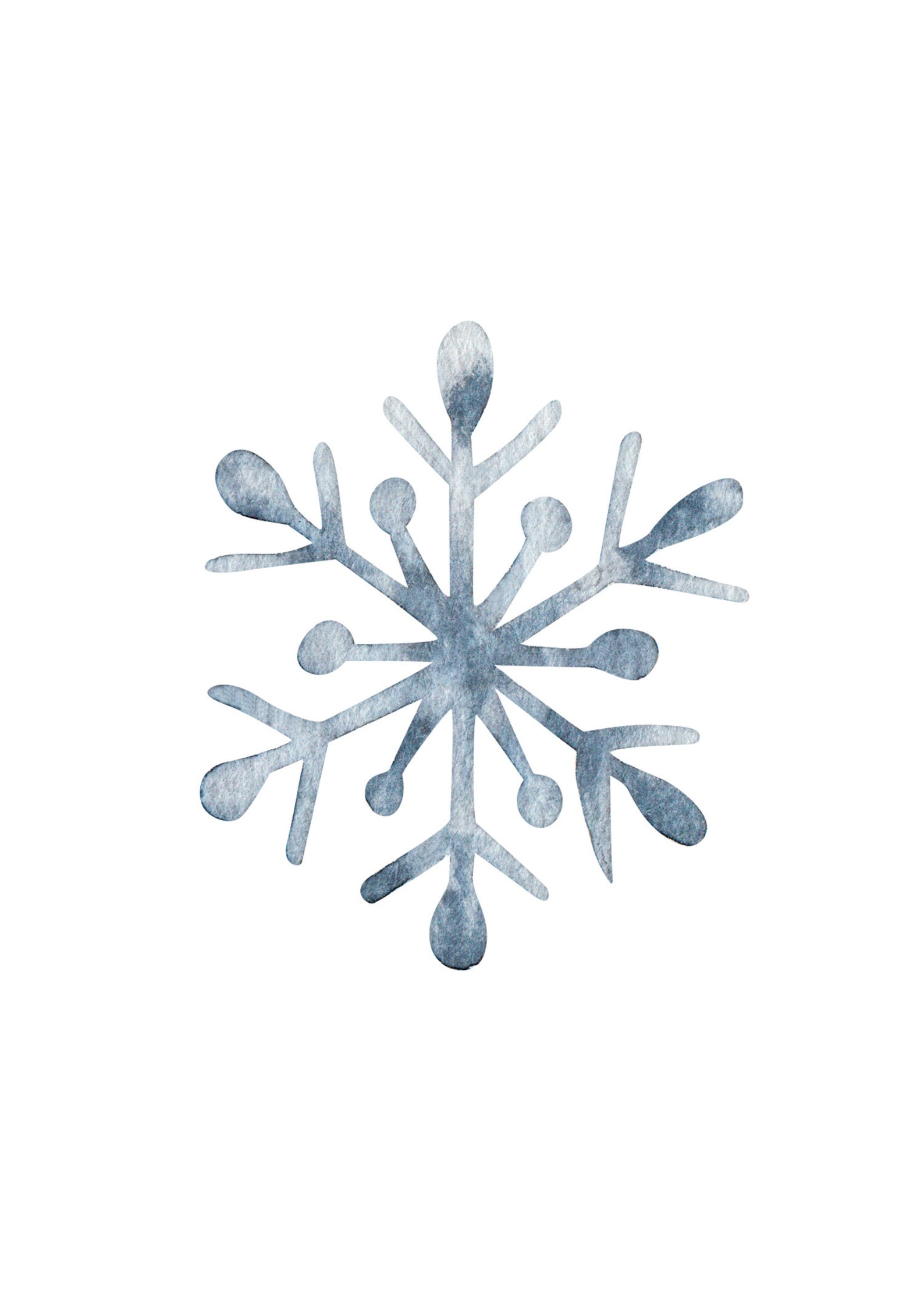 Snowflakes Printable, Merry Christmas Printable, Christmas Wall Decor ...