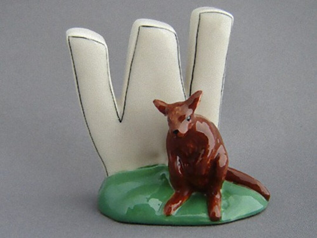 Wade Letter W for Wallaby Alphabet Set - Etsy