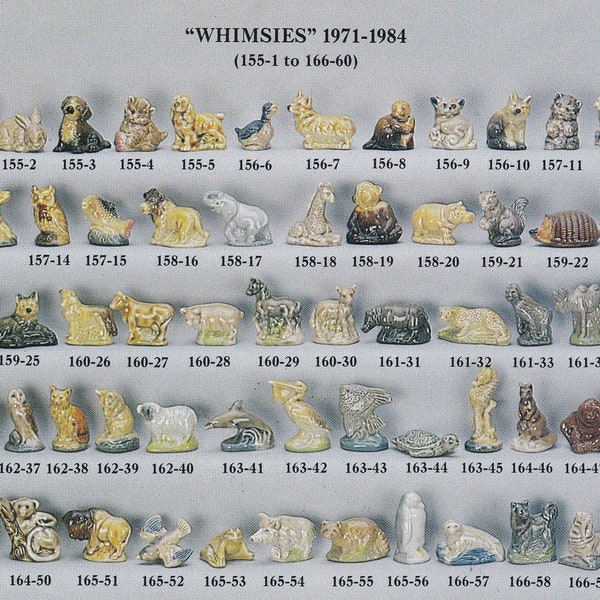 Rare Wade Whimsies - Etsy UK