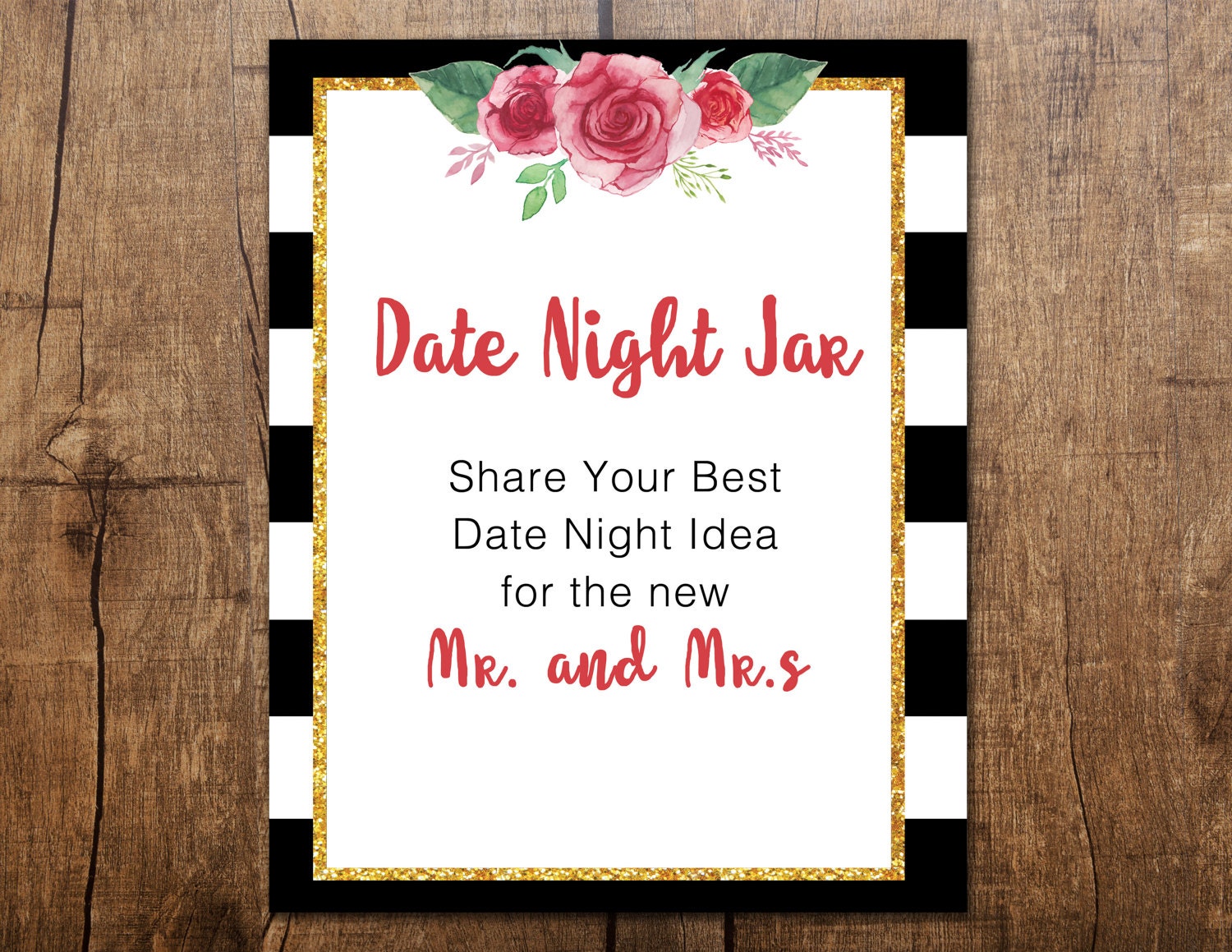 Date Night Jar Sign and Cards - Etsy