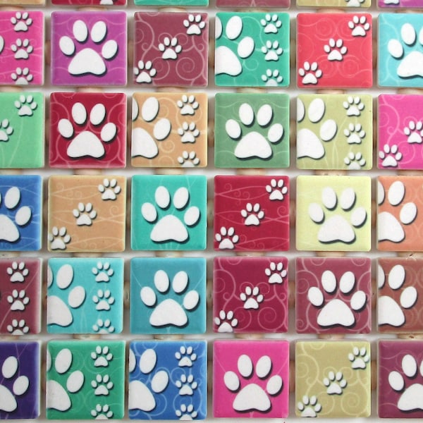 Paw Print Tile - Etsy