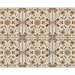 Neutral Colors Floral Ceramic Tile - Vintage French Floral Design Tile ...
