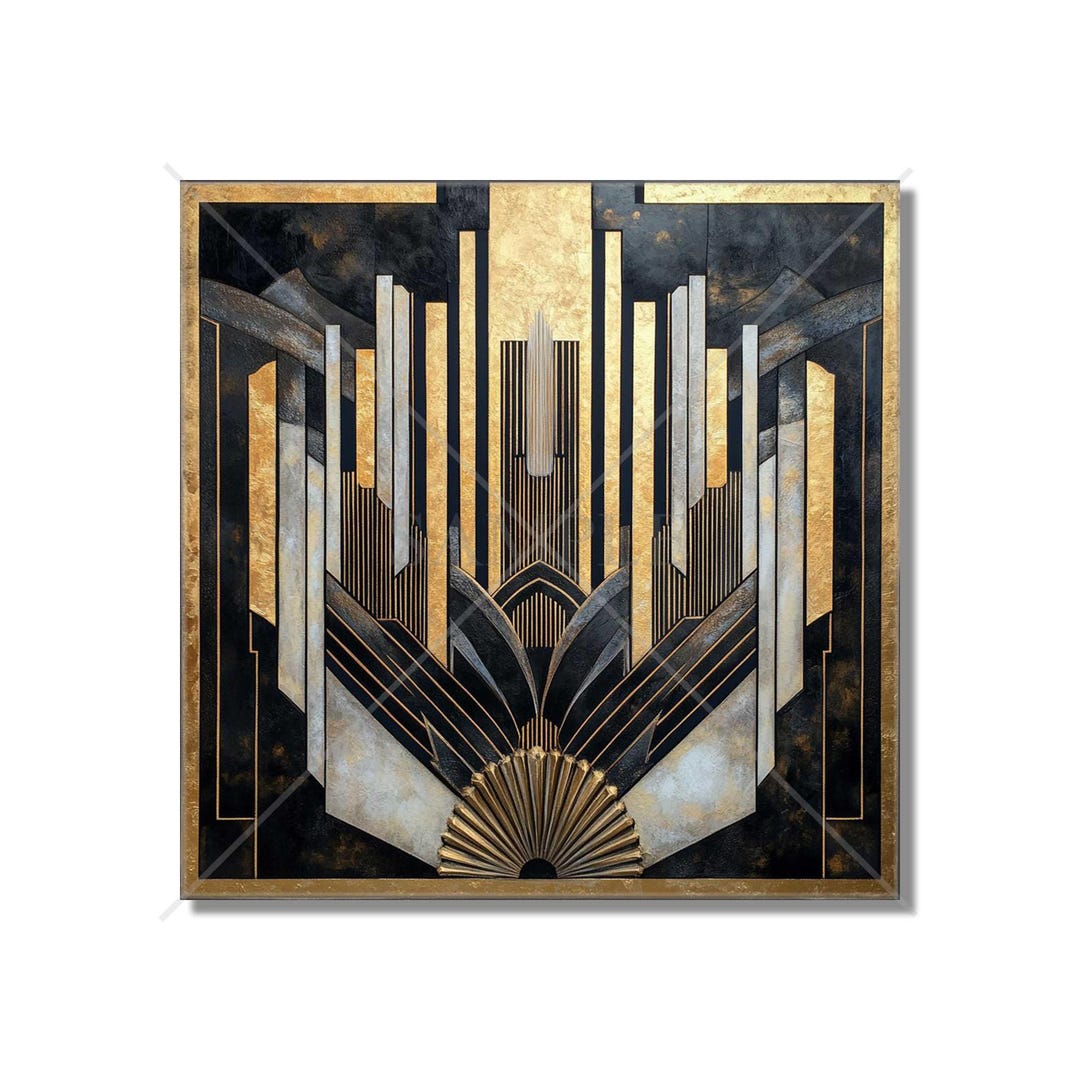 Art Deco Kitchen Backsplash Tile - Vintage Art Deco Design Ceramic Tile ...