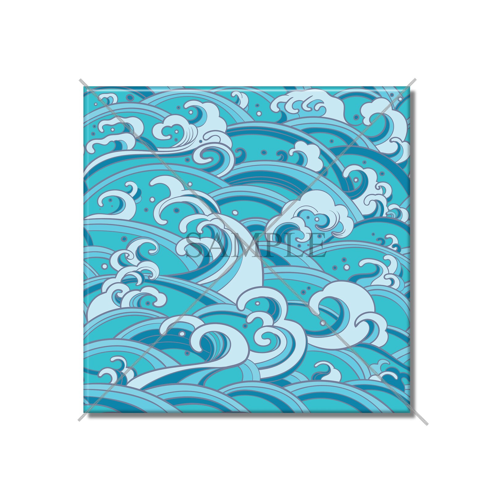 Decorative Ceramic Wall Tile Water Waves Tile Ceramic Tile - Etsy