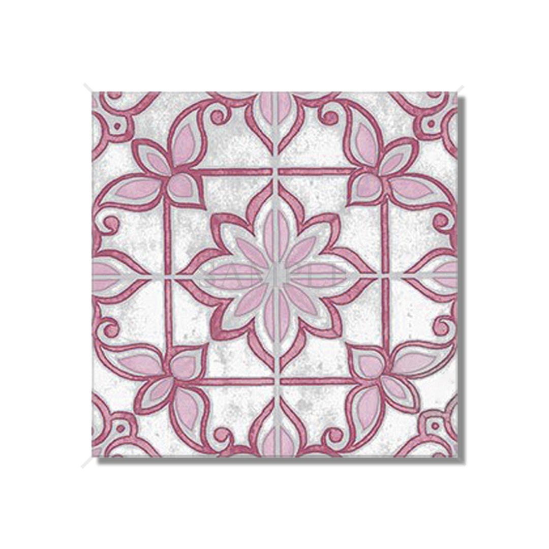 Pink Decorative Ceramic Tile - Pink Moroccan Design Ceramic Tile ...