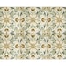 Green Beige Botanical Ceramic Tile Patterned Kitchen Backsplash Tile ...