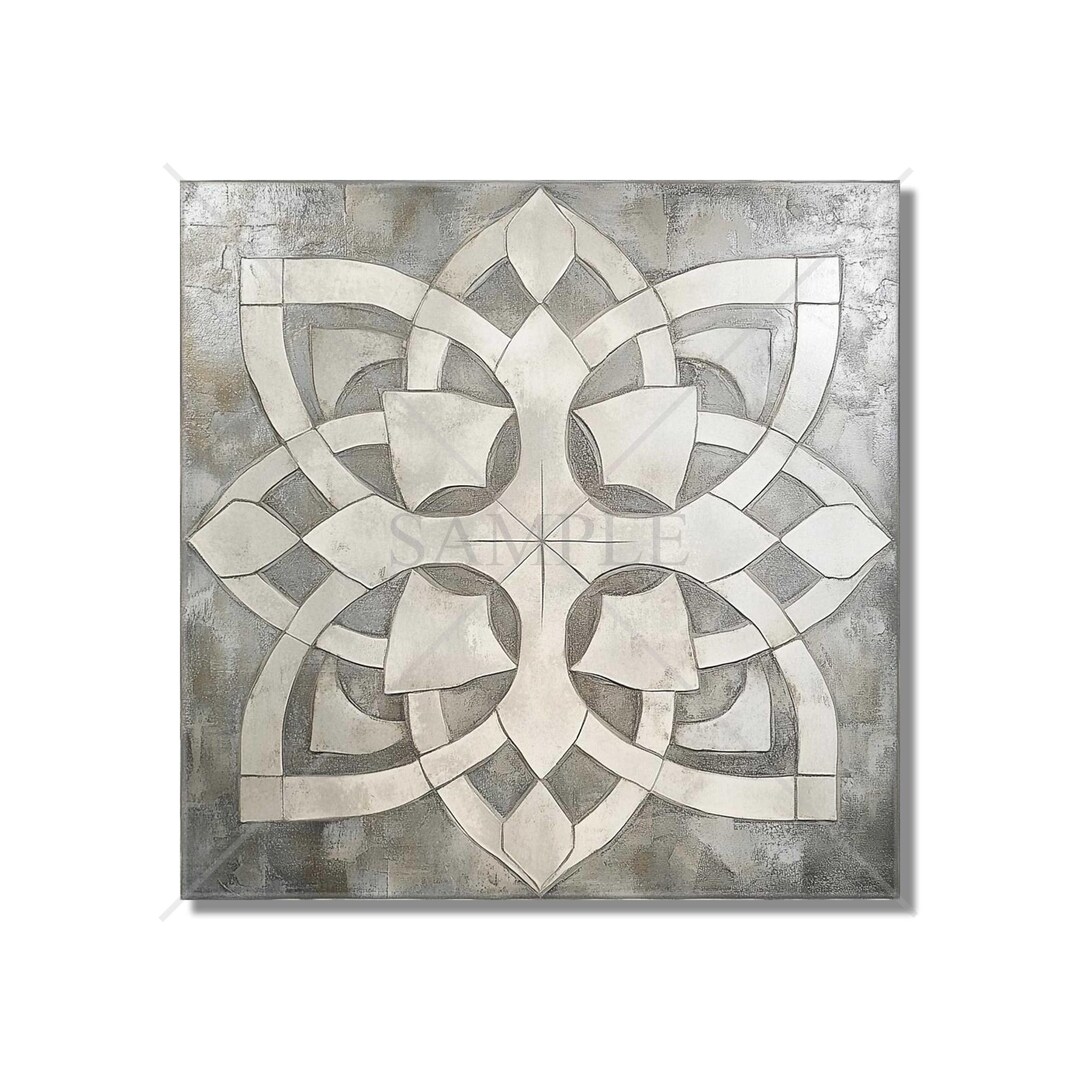 Silver Grey off White Ceramic Tile Decorative Kitchen Backsplash Tile ...