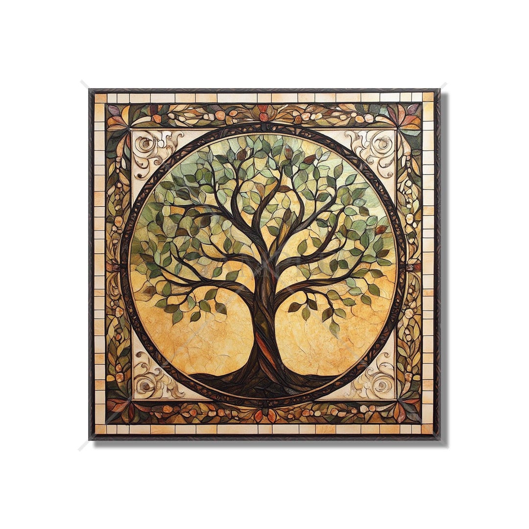 Decorative Tree Design Ceramic Tiles Tree Design Kitchen Accent ...