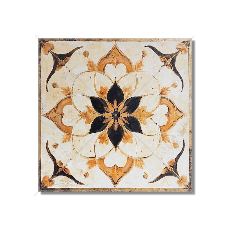 Neutral Tones Ceramic Tile Unique Patterned Kitchen Backsplash Tile ...