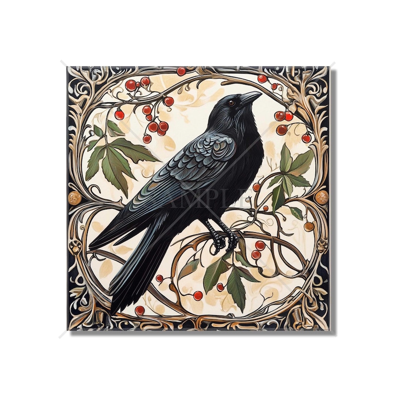 Crow Art Free Shipping - Etsy