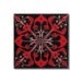 Dark Red Wine Patterned Ceramic Tile - Red Kitchen Backsplash Tile ...