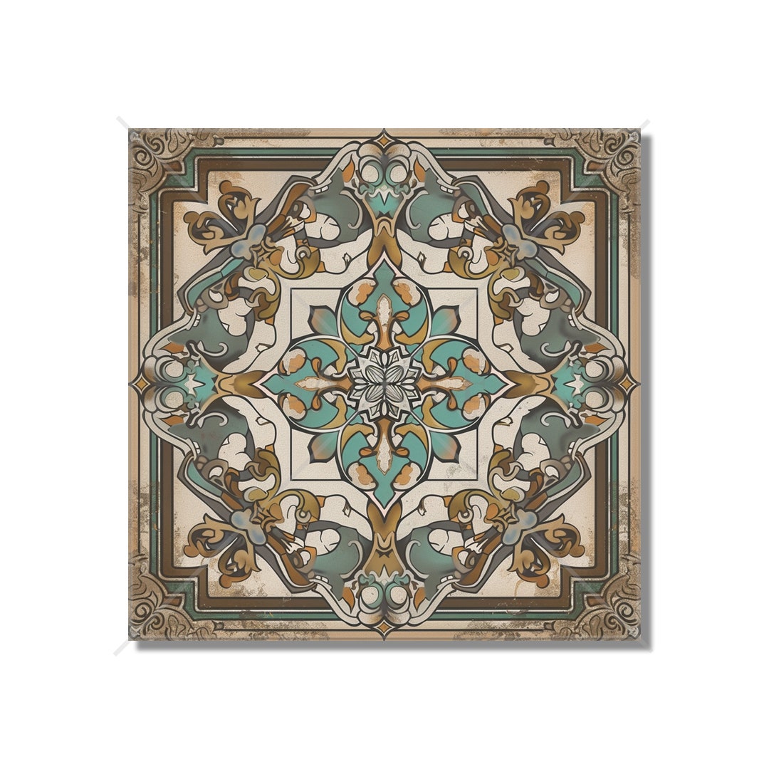 Vintage Moroccan Tile Design Backsplash Tile Kitchen Unique Ceramic ...