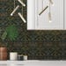 Moody Floral William Morris Design Ceramic Tile Art Nouveau Kitchen ...