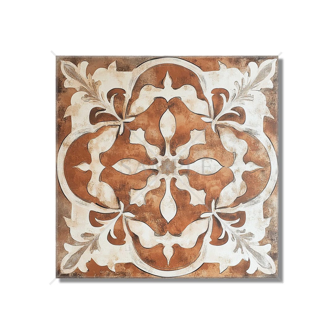 Aged Copper Vintage Ceramic Tile - Vintage Design Kitchen Backsplash ...