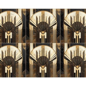 Art Deco Kitchen Backsplash Tile Vintage Art Deco Design Ceramic Tile ...