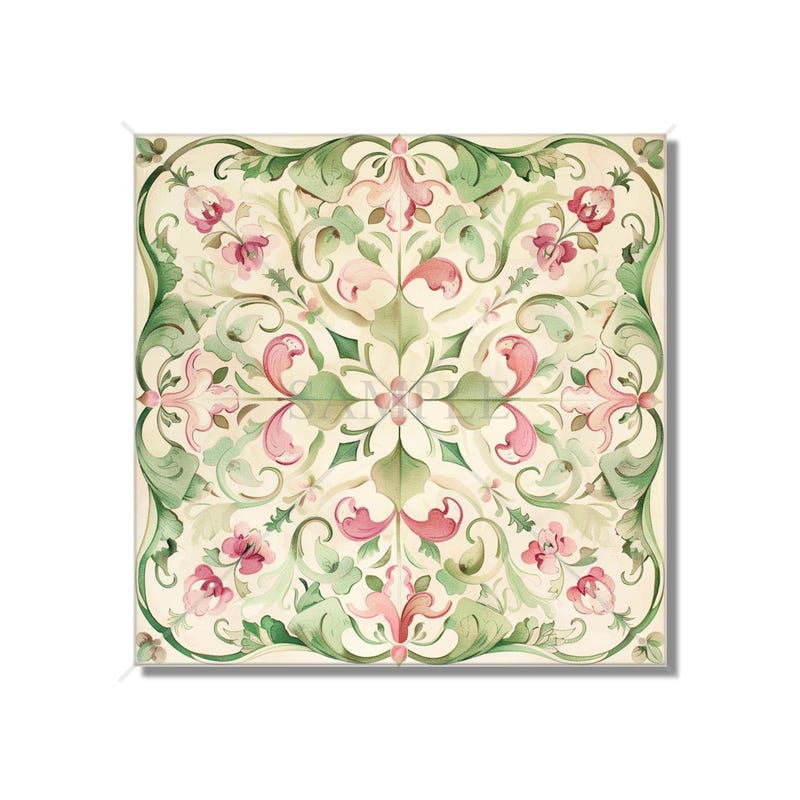 Pink Tiles for Kitchen - Etsy
